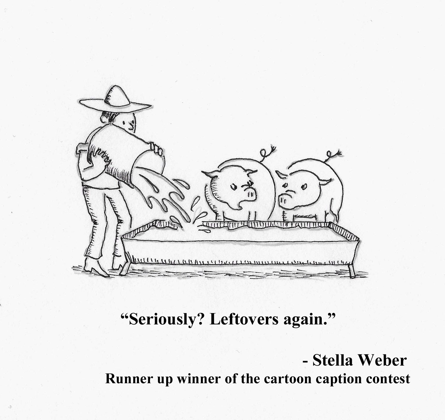 Winners of the cartoon caption contest! | Steve Richter Art